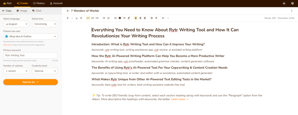 Rytr: Choose the Best AI Writing Tool - Hogwired